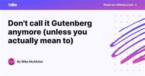 reuben walker on linkedin gutenberg wordpress