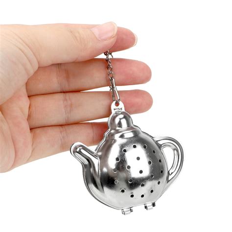 Reusable Tea Strainer Ball Tea Infuser Filter Pean Vicedeal