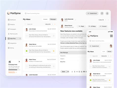 Inbox Email Marketing Dashboard By Spineedge For Spineedge Studio On Inbox Email Marketing Dashboard By Spineedge For Spineedge Studio On