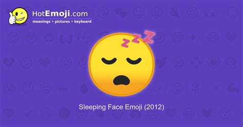 😴 Sleepy Emoji Meaning With Pictures From A To Z
