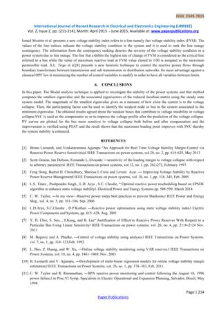Enhancement Of Voltage Stability On Ieee Bus Systems Using Static Var Compensator Pdf