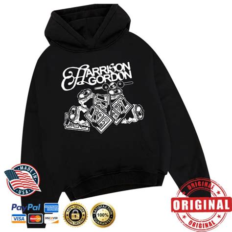 Harrison Gordon Merch Store Harrison Gordon Black Hooded Sweatshirt