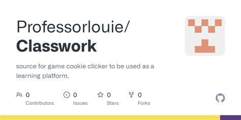 Github Professorlouieclasswork Source For Game Cookie Clicker To Be
