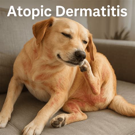 Atopic Dermatitis In Dogs Causes Symptoms Treatments Allergy Gate