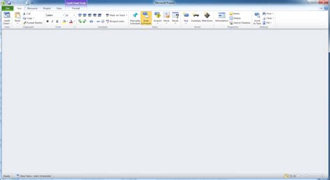 Open Microsoft Project File And A Blank Screen Appear Projcon Group Integrated Project Controls