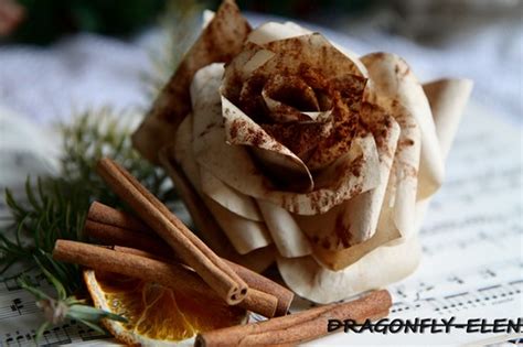 Кофейные розы из бумаги