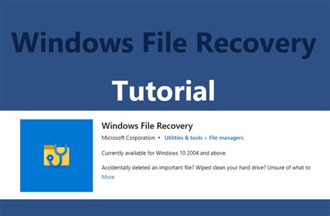 Windows File Recovery Tutorial Recover Deleted Files From Windows Better
