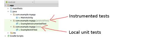 Unit Testing How Can I Create Tests In Android Studio Stack Overflow