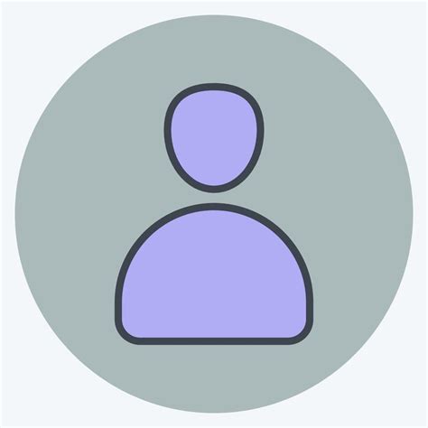 Icon Contacts Suitable For Mobile Apps Symbol Color Mate Style