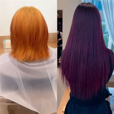 양재미용실 붙임머리 탈색전문 문혜원 단발에서 붙임머리후 허쉬컷 시술해드렸습니다💗양재역붙임머리 붙임머리 Instagram