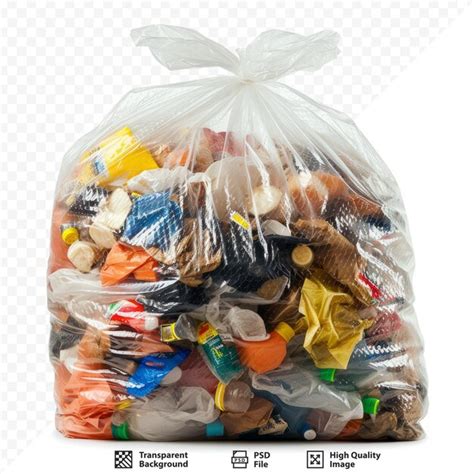 Premium Psd Bag Full Of Garbage