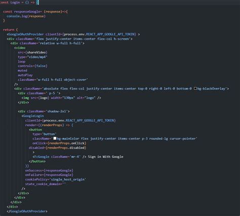 Reactjs Google Information About User Not Showing In Console Google Login Stack Overflow