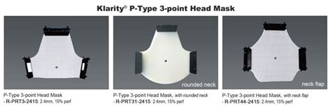 P Type 3 Point Head Mask Posicast Thermoplastic Mask China Radiotherapy Thermoplastic And