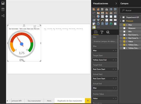 solved dial gauge color customization microsoft power bi community