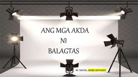 Rapiza Ang Mga Akda Ni Balagtaspptx