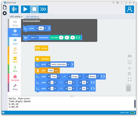 essential coding tools pybricks