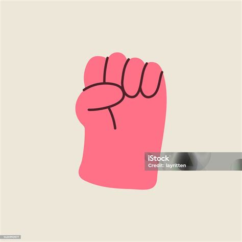 손 주먹 그리기 만화 손 추상적 인 그려진 만화 벡터 일러스트 레이 션 0명에 대한 스톡 벡터 아트 및 기타 이미지 0명