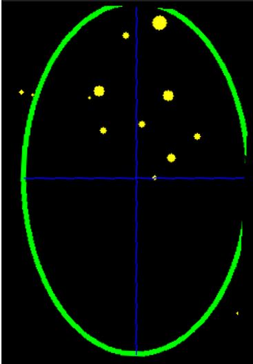Get Points Coordinates In Correspondance To Ellipse Axes Vision