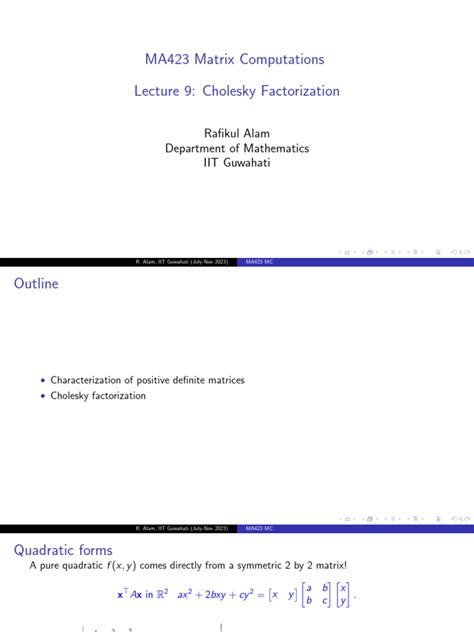 lect 9 pdf matrix mathematics functions and mappings
