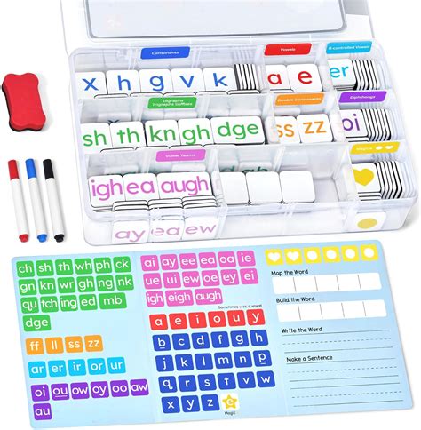 Joycat 265 Phonics Magnetic Letter Tiles Hooked On Phonics Abc