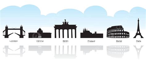 European Landmark Showplace City Tower Vector Showplace City Tower