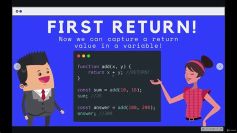 Writing Reusable Code With Functions More On Return Values The Modern Javascript Bootcamp