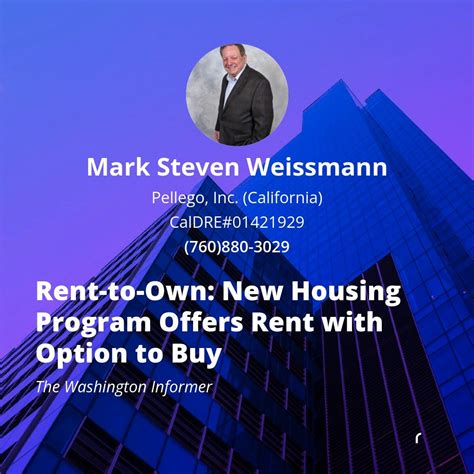 Rent To Own New Housing Program Offers Rent With Option To Buy Mark