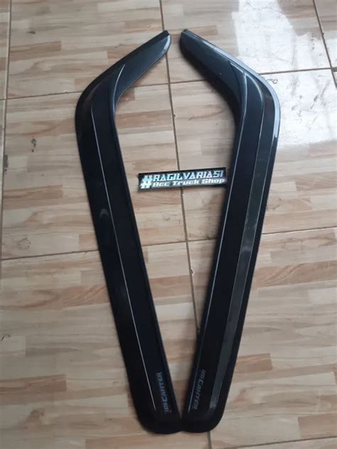 [cod]termurah 1pasang Kananandkiri Talang Air Canter Model Giga Slim Lentur Canter Engkel