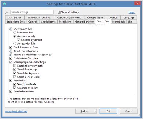 Classic Shell Review Softpedia