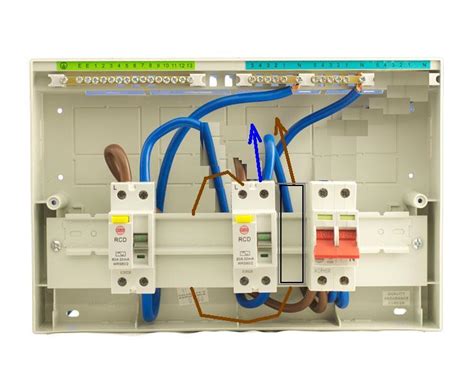 Creating A Non RCD Way In A Twin RCD Board DIYnot Forums