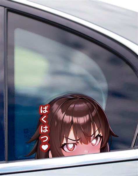 Konosuba Megumin Sticker Peeker Holographics Waterproof And