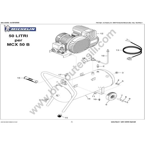 Michelin Parts For Air Compressor Mcx 50 B