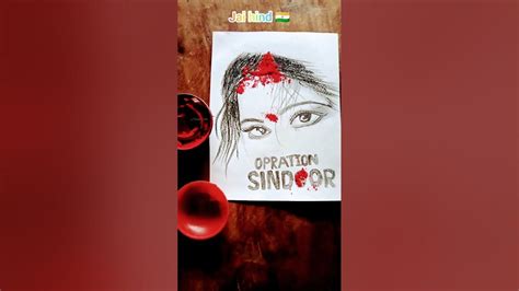 operation sindoor drawing 🇮🇳/ind vs pak operation sindoor #drawingdrawing #shorts # ...