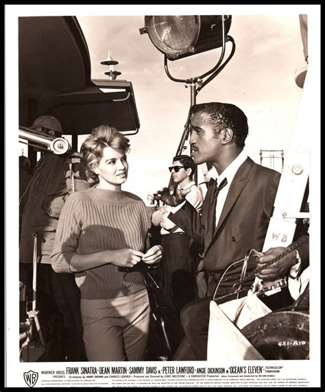 Hollywood Beauty Angie Dickinson Oceans Eleven 1960 Backstage Davis