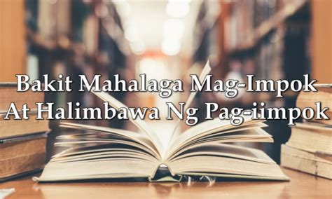 Ano Ang Kahalagahan Ng Pag Iimpok Para Sa Aking Pamilya