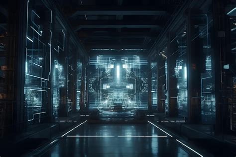 Premium Ai Image Digital Transformation And Urban Futuristic