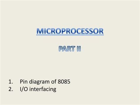 18. memory interfacing iv | PPT