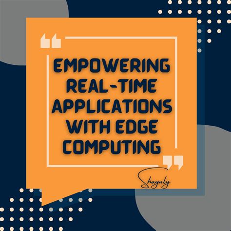 Concept Of Edge Computing Bringing Processing Closer To Data Shaynly
