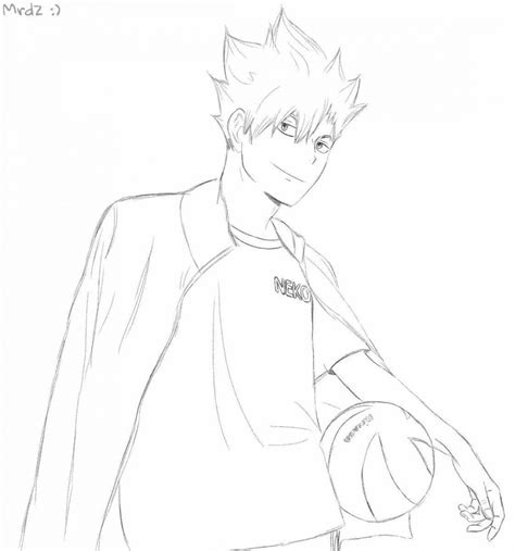 Coloring Pages Anime Hinata Volleyball Pcs Download Or Print For Free