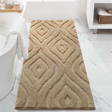 Dexde Bathroom Rugs Runner 24x72 Long Bath Rug Non Slip