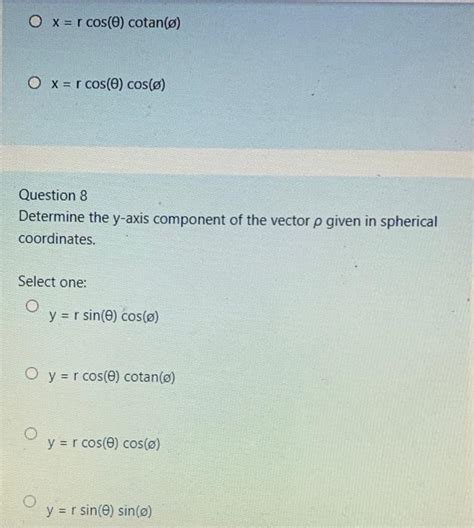 solved determine the x axis component of the vector ρ given