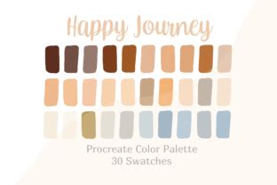 Procreate Color Palette Pastel Boho 01 Graphic By Pakka Design Studio