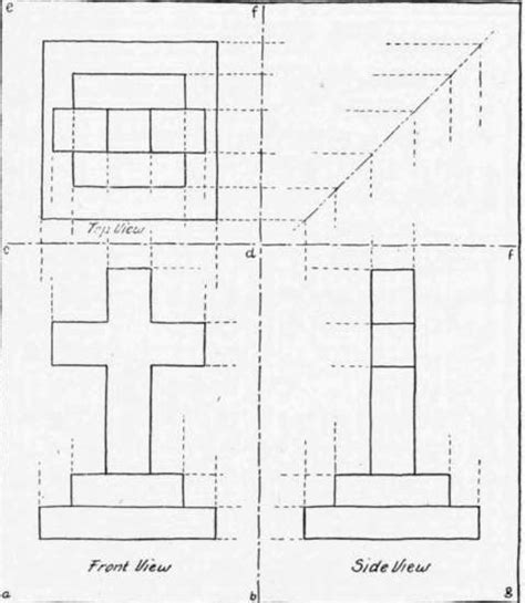 40 three view drawing