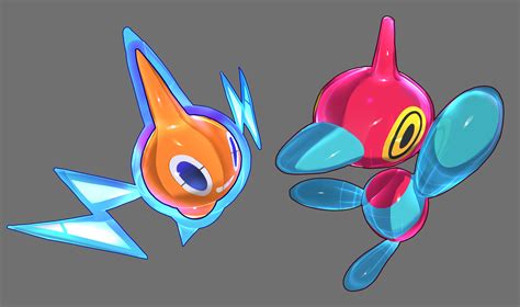 Rotom And Porygon Z Pokemon Drawn By Bluegeyko Danbooru