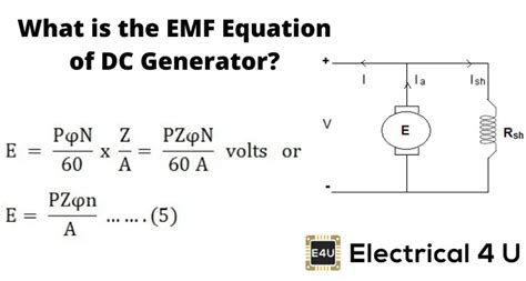 Emf Equation Of Dc Generator Electrical4u