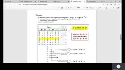 Logic Lab Exp 4 Youtube