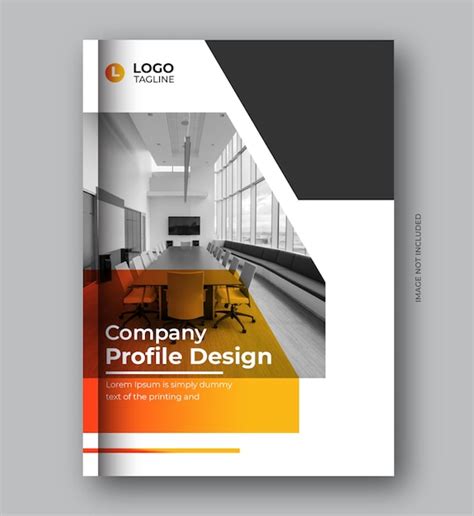 회사 프로필 기업 A4 브로셔 레이아웃 디자인 비즈니스 템플릿 프리미엄 Psd 파일