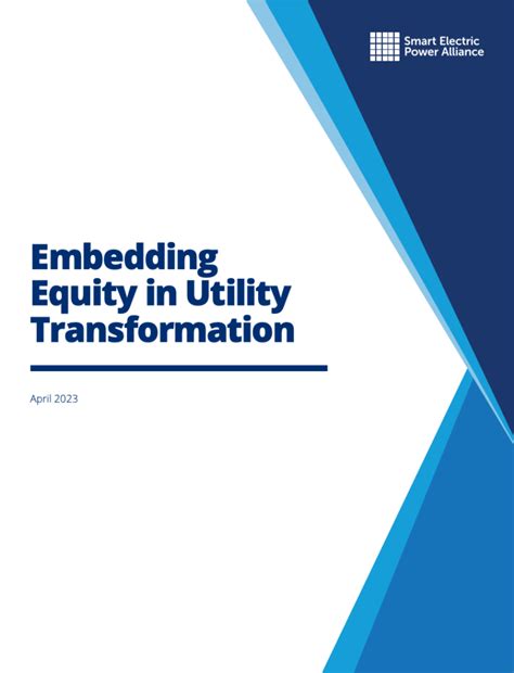Embedding Equity In Utility Transformation Ourenergypolicy