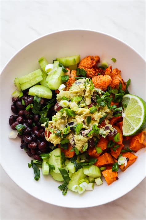 Sweet Potato Black Bean Power Bowls Beauty Bites