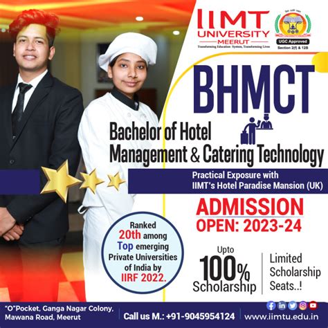Admissions Open In BHMCT For The Session 2023 24 AdmissionsOpen2023 BHMCTAdmissions